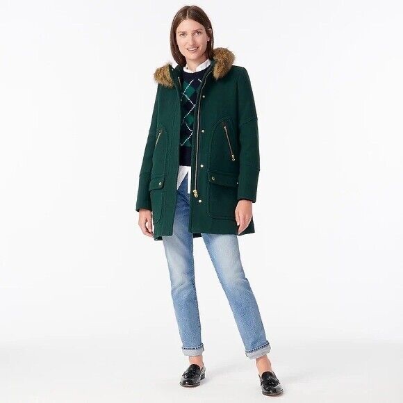 J. Crew | Jackets & Coats | Jcrew Chateau Parka In Green | Poshmark